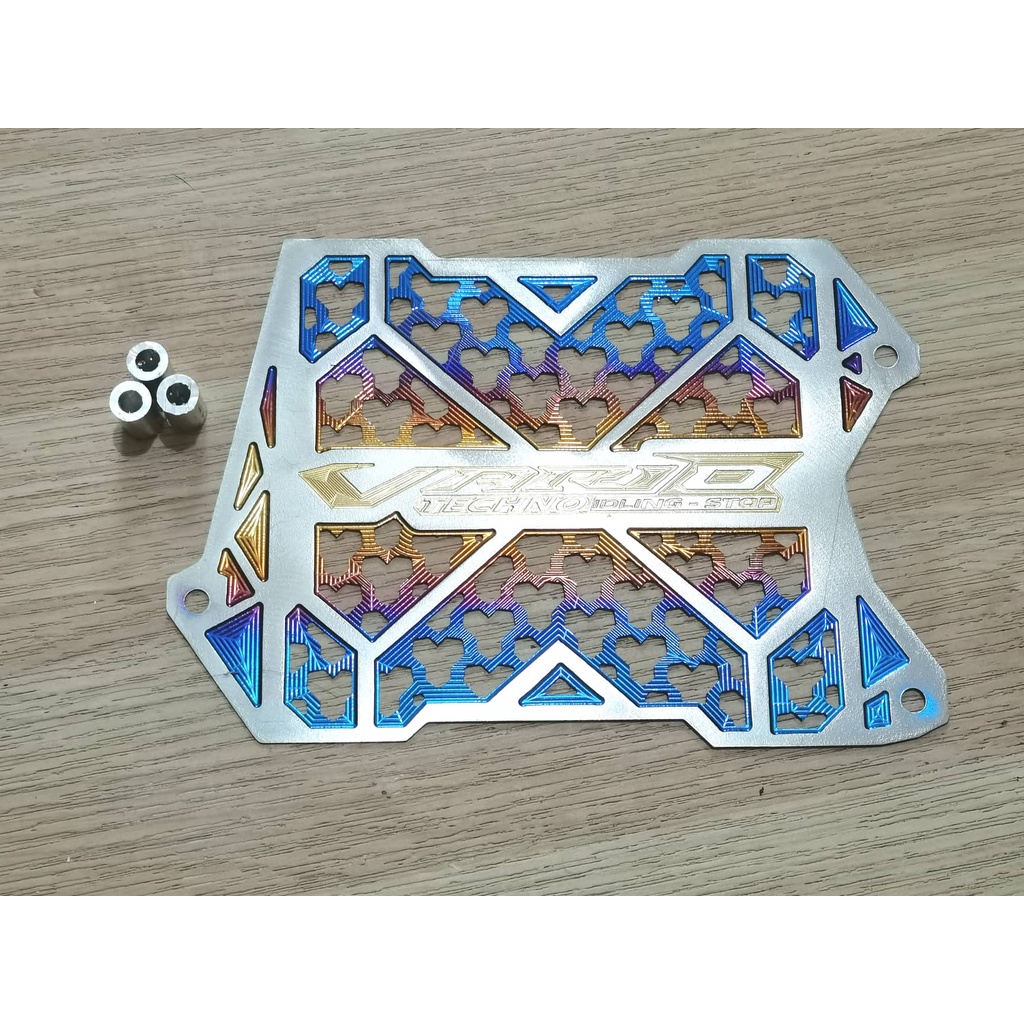 (DIY)Honda Vario Radiator cover TITANIUM Click V1/V2 | Shopee Philippines