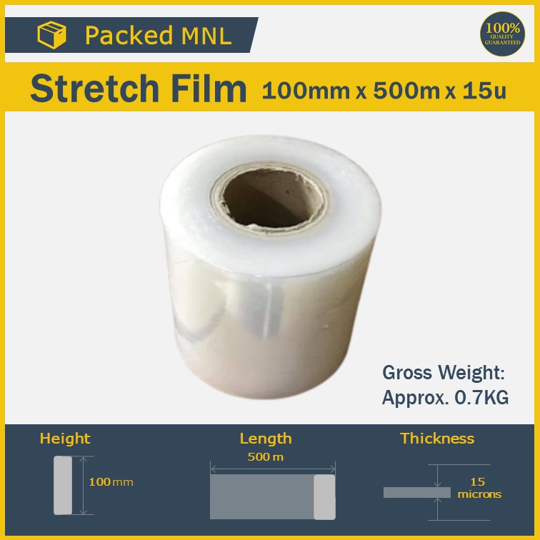 [Wholesale] Stretch Film - Jack Wrap 100mm x 500m - Packed Manila ...