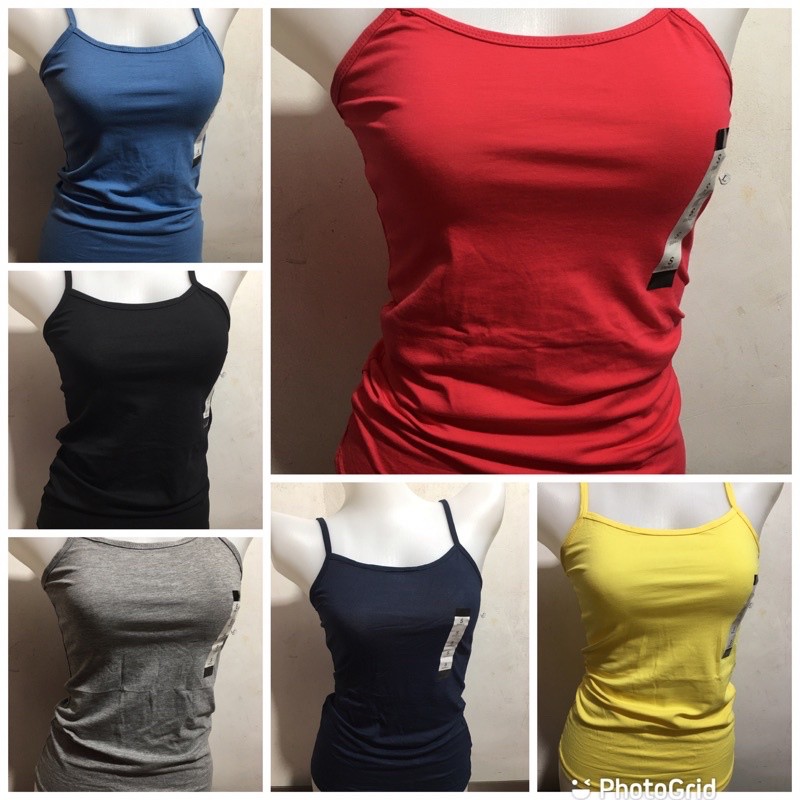 Branded Overruns Spaghetti / Tank Top Sando for Women | Shopee Philippines
