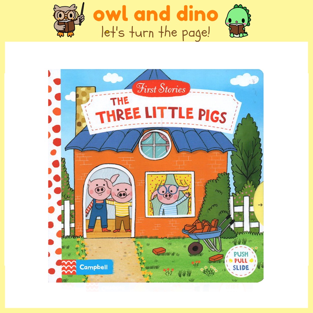First Stories: Three Little Pigs (Interactive Boardbook) | Shopee ...