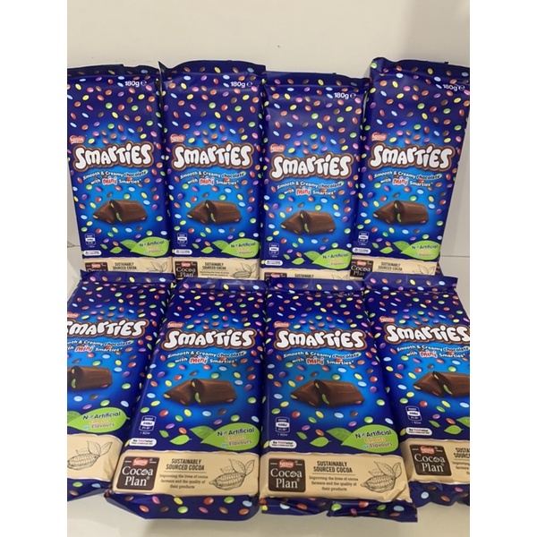 SALE‼️ NESTLE SMARTIES SHARING BLOCK 180/ 100 GRAMS | Shopee Philippines