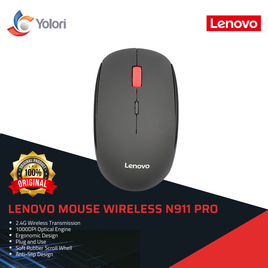 Lenovo Mouse Wireless N911 Pro | Shopee Philippines