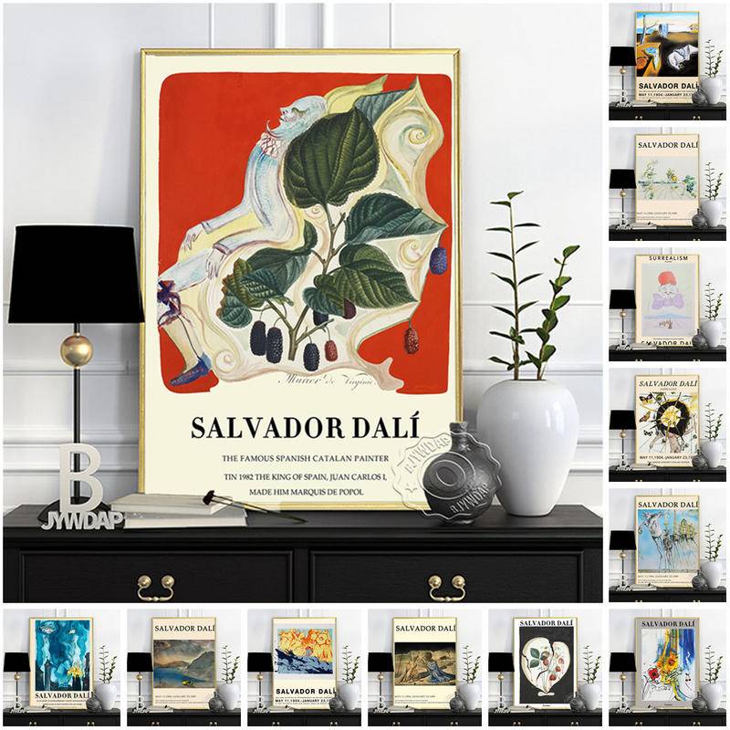 Salvador Dali canvas painting Poster The Persistence Of Memory Wall ...