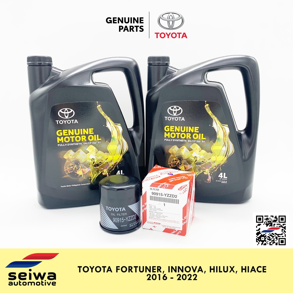 [2016 - 2022] Toyota Innova Change Oil Package - [2016 - 2022] Toyota ...