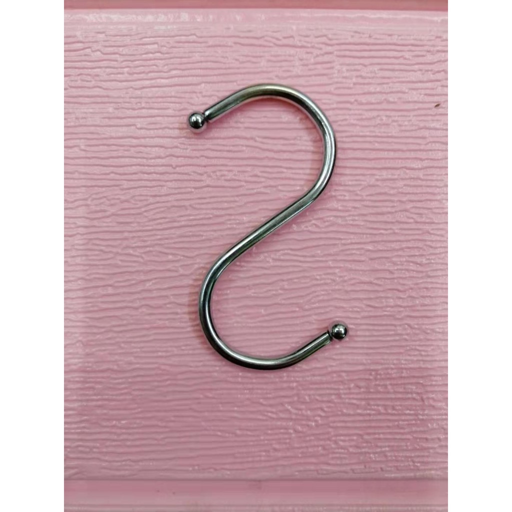 S Hook silver plated SMALL 10 pieces per bundle | Shopee Philippines