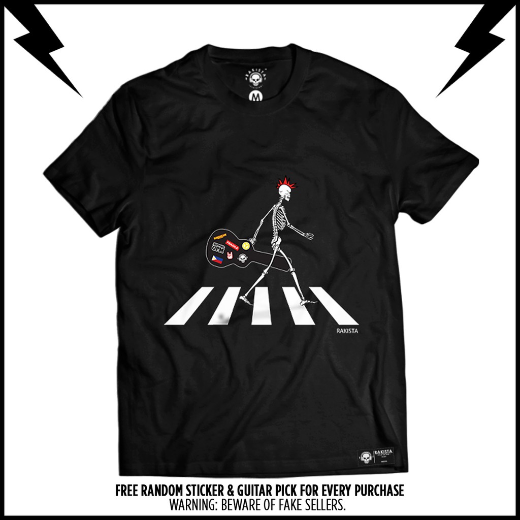 RAKISTA CLOTHING PEDESTRIAN CROSSING t-shirt | Shopee Philippines