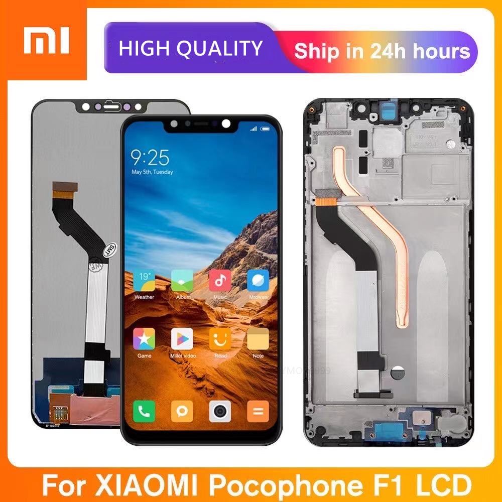 6.18" Original Lcd For Xiaomi Poco F1 M1805E10A LCD Touch Screen Digitizer Replacement Parts ...