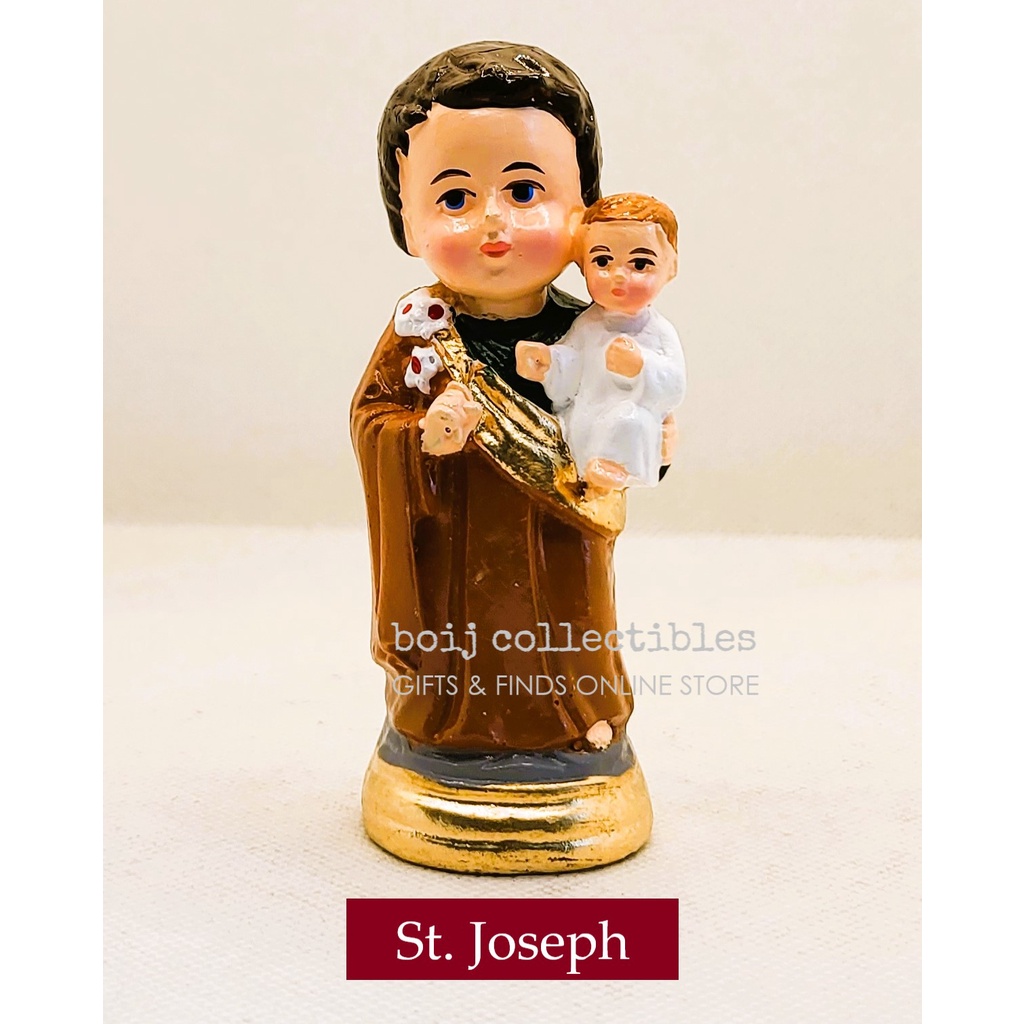 Chibi Religious Mini Statues Holy Family Sto. Nino Virgin Mary St ...