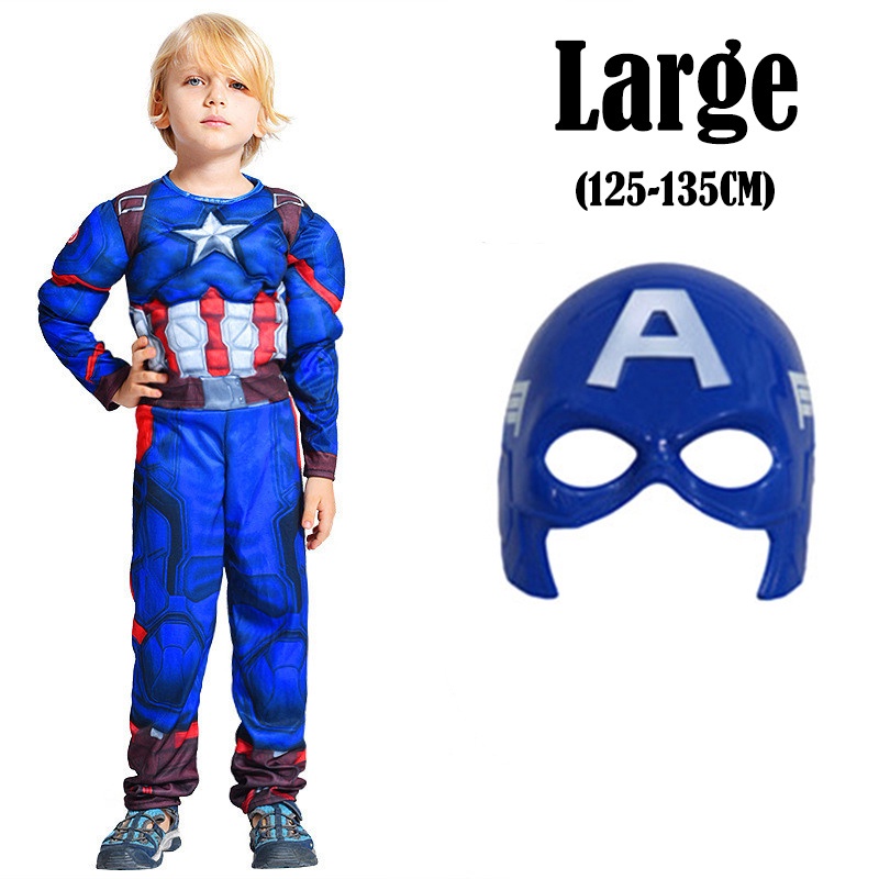 New Avengers Captain America Iron Man The Hulk Black Panther Muscle ...