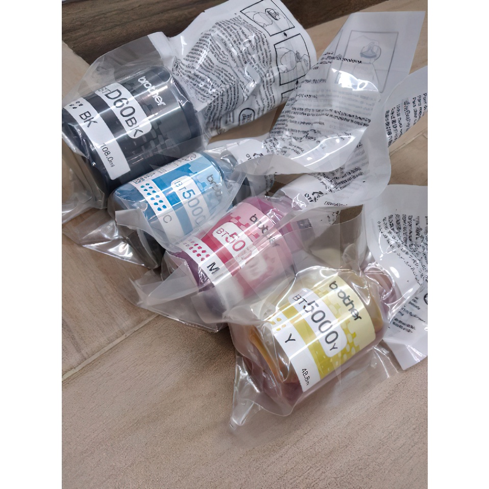 Continuous ink system (D60 BK-BLACK)(500Y-YELLOW)(5000c-CYAN)(5000M ...