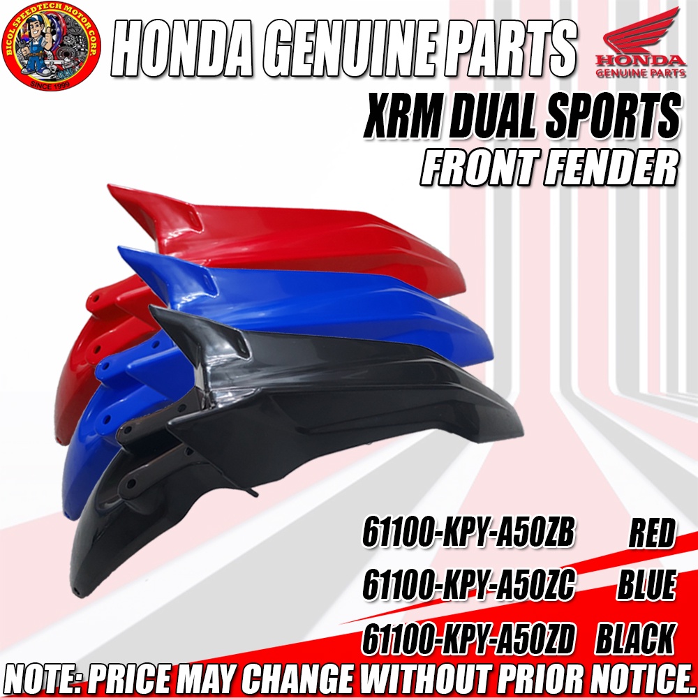 XRM DUAL SPORTS/MOTARD/DSX 2014 FRONT FENDER (HPI) (Genuine: 61100-KPY ...