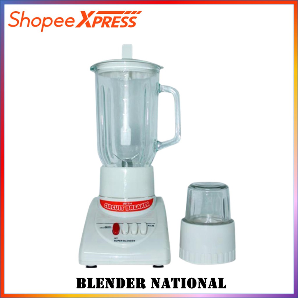 Glass BLENDER / BLENDER 2 IN 1 / BLENDER / NATIONAL BLENDER | Shopee ...