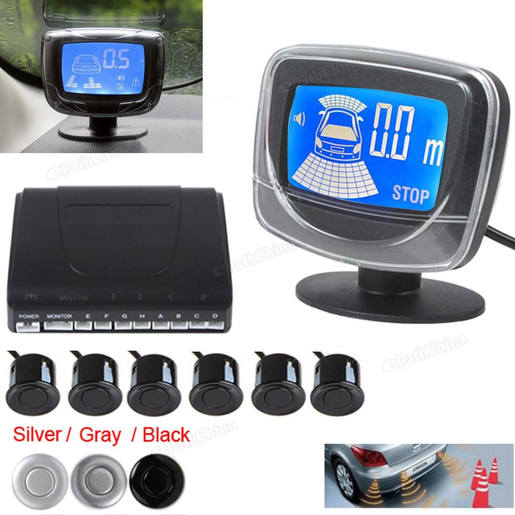 Waterproof Rear View Car Parking Sensors with Monitor | Shopee Philippines