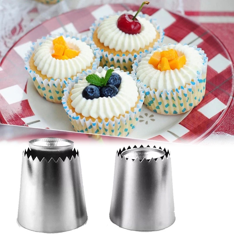 Sultan Tube Russian Pastry Tips Icing Piping Stainlessl Steel Nozzles ...