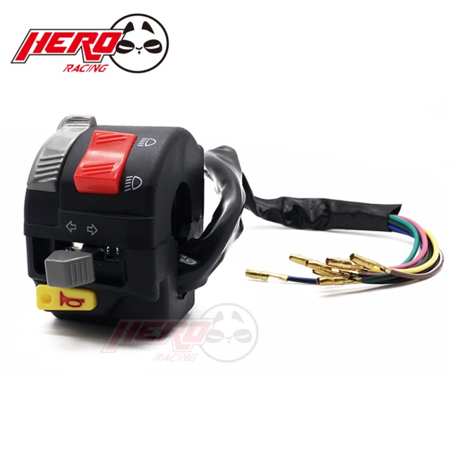 Domino Handle Switch With Passing light Universa Motorcycle Hron NO-OFF ...