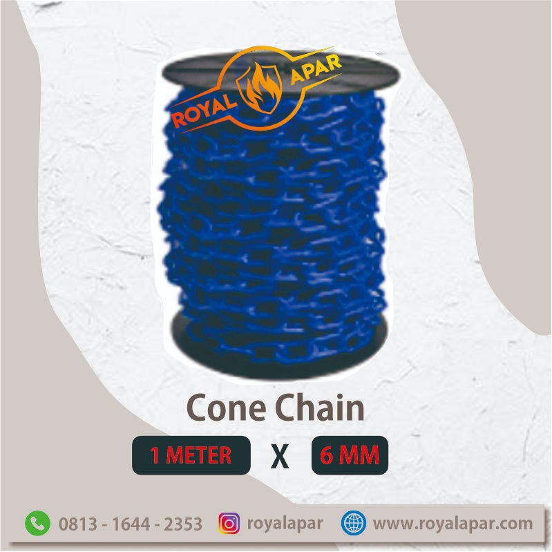 Plastic Chain/Cone Chain 6mm PER METER/Blue | Shopee Philippines