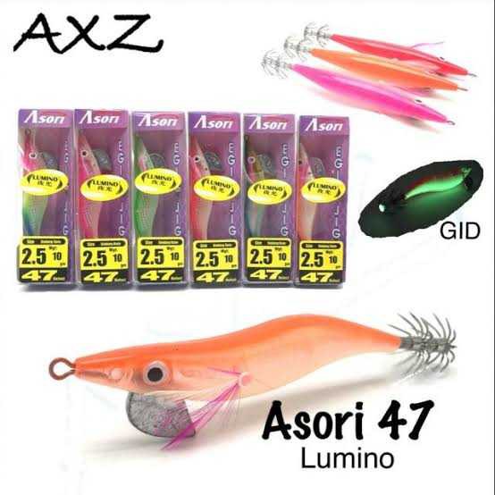 LURE Asori EGI PINK GID BOTTOM STOMACH squid fishing bait | Shopee ...
