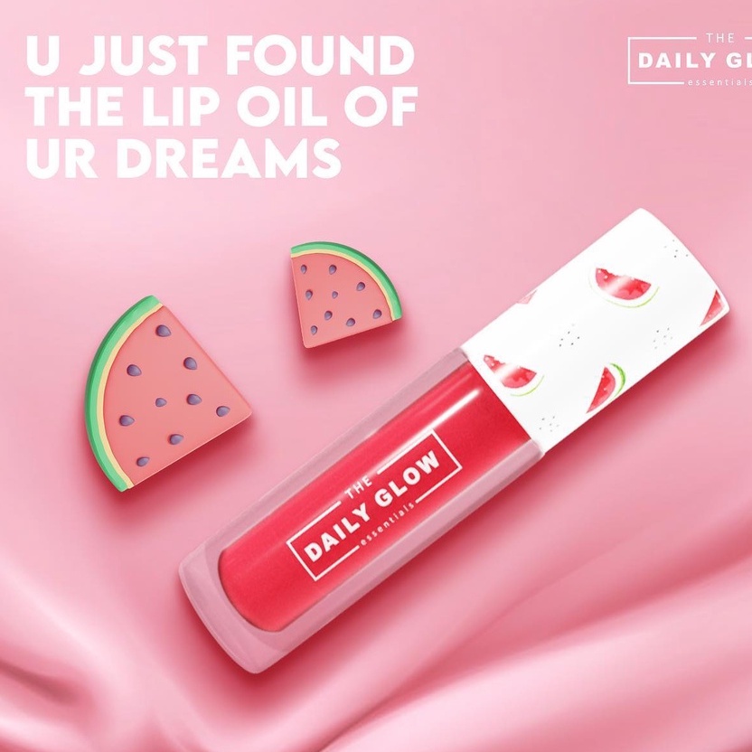 The Daily Glow Watermelon Lip Oil SNAIL ESSENCE Glow Aqua Moisturize ...