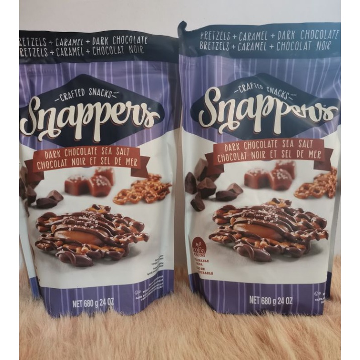 SNAPPERS Dark Chocolate snack with sea salt (680g) | Shopee Philippines