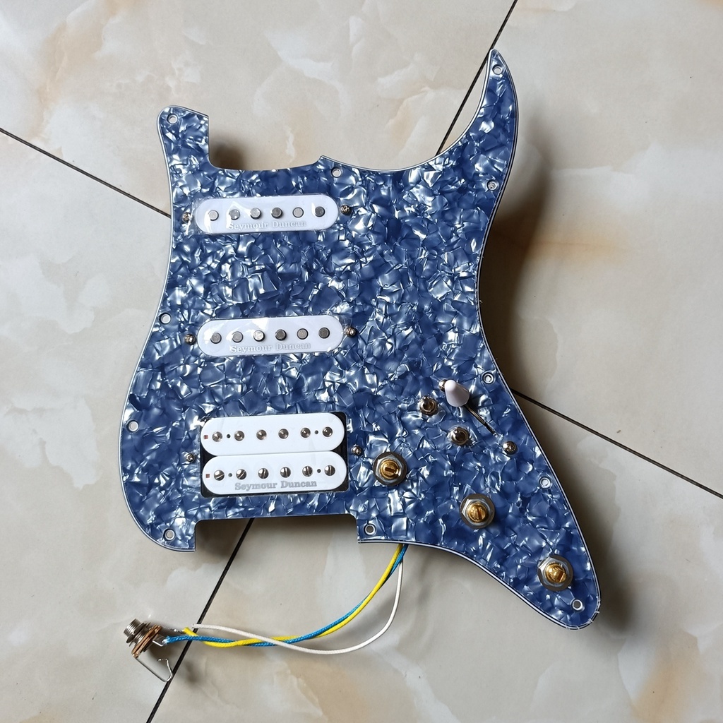 SSH Prewired Strat Pickguard Set Multifunction Switch White Seymour ...