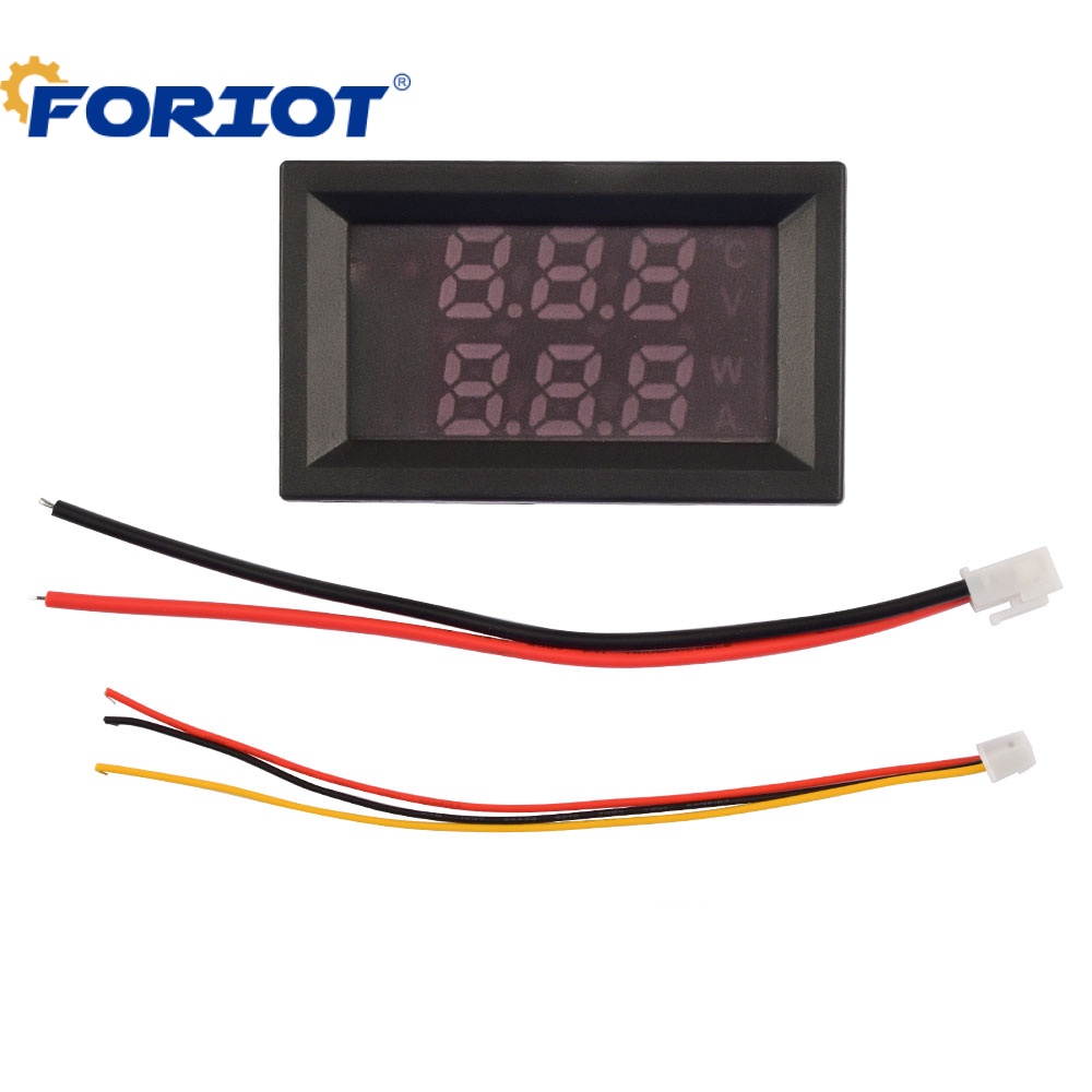 FORIOT M6120 LED Digital Voltmeter Voltage Current Power Meter Panel ...