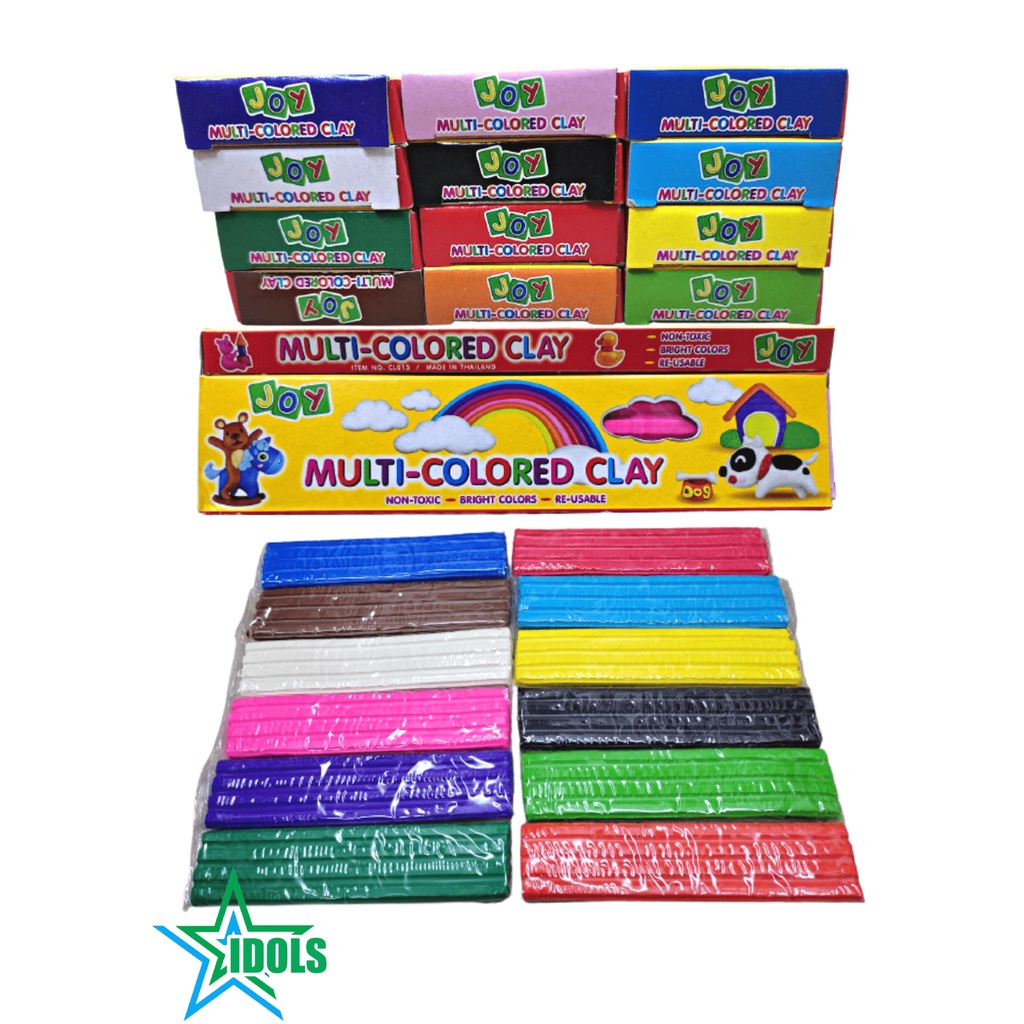 JOY Clay Bar 12 Colors per PACK (cl-013) | Shopee Philippines
