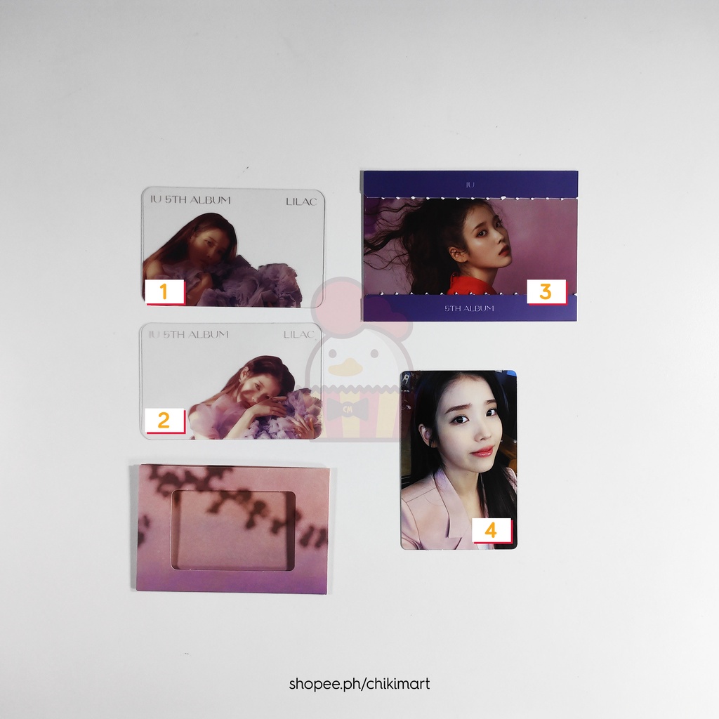 IU Lilac Official Photobook Photocard + Hidden Card + Unreleased ...