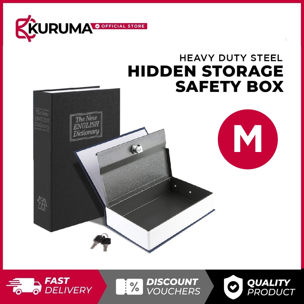 Safety Box Money Vault | Heavy Duty Hidden Dictionary Design Safety Box ...