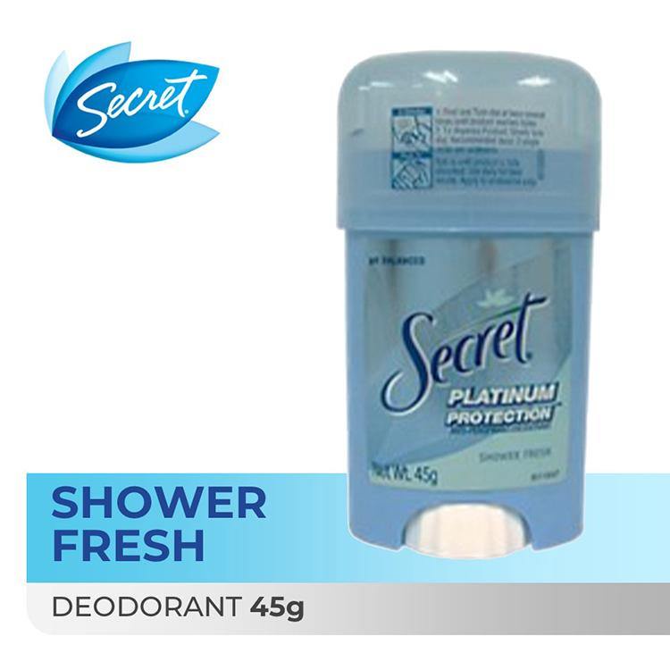 Secret Deodorant Platinum Cream Shower Fresh 45 g | Shopee Philippines