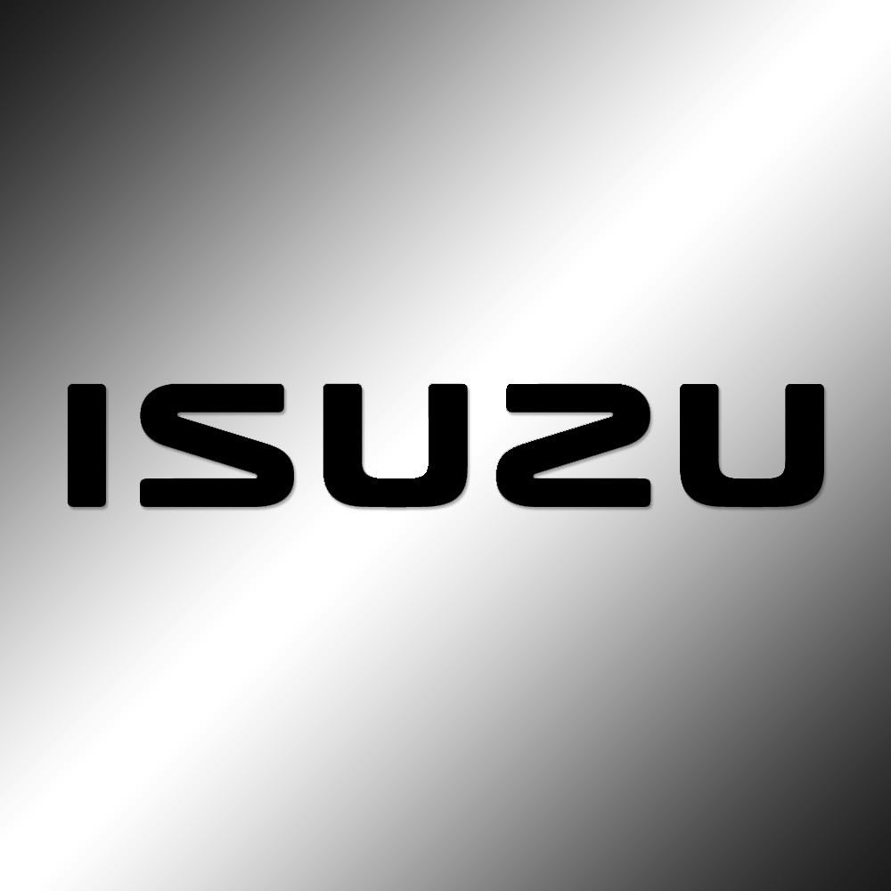 Sticker | 1X Isuzu Logo | Weather Proof Die-cut decal | 6 inches ...