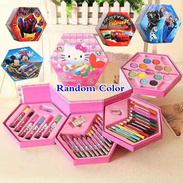 208Pcs Kids Super Mega Art Coloring Set Crayons Oil Pastels Color ...