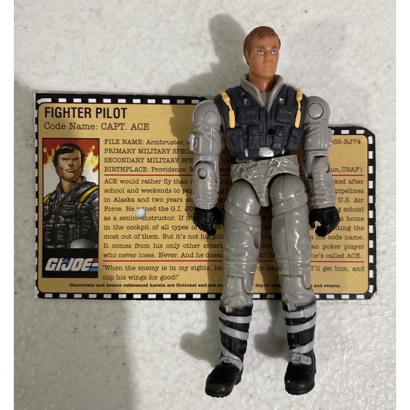 Hasbro GI Joe 3.75inch Captain Ace Fighter Pilot | Shopee Philippines