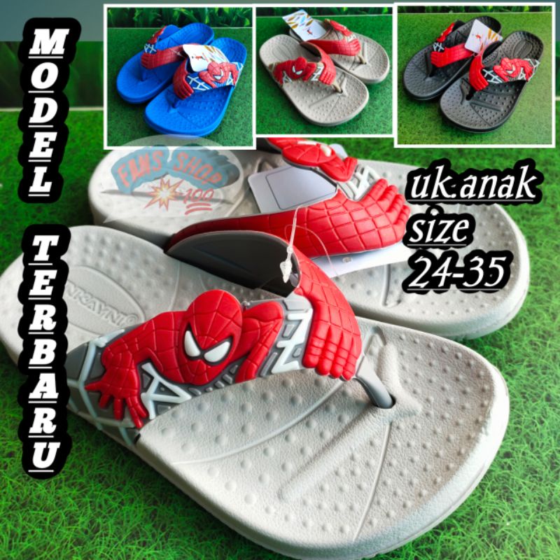 Spiderman Character Sandals 24-36 (inkayni) | Shopee Philippines
