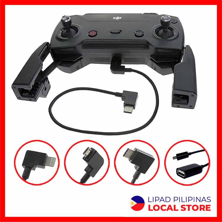 DJI Spark Mavic Lightning Micro USB Type C OTG Data Cable Mini 1 SE Air ...