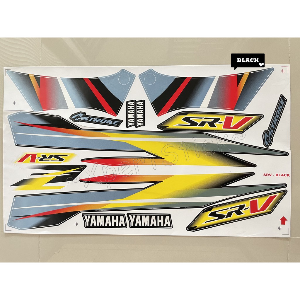 YAMAHA SRV BODY STICKER | Shopee Philippines