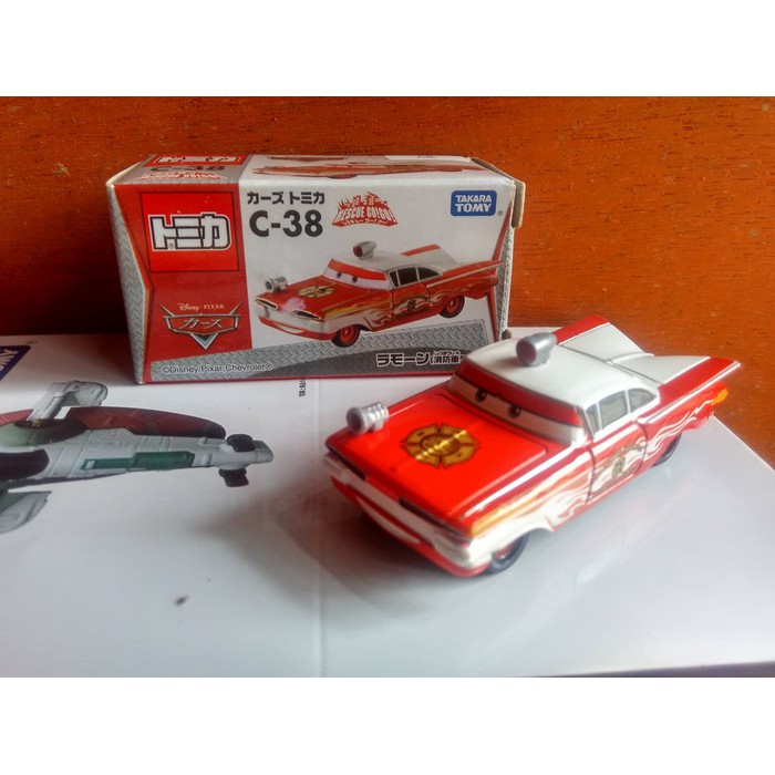 Tomica Cars C-38 Ramone Rescue Go Go Disney Pixar Takara Tomy diecast ...