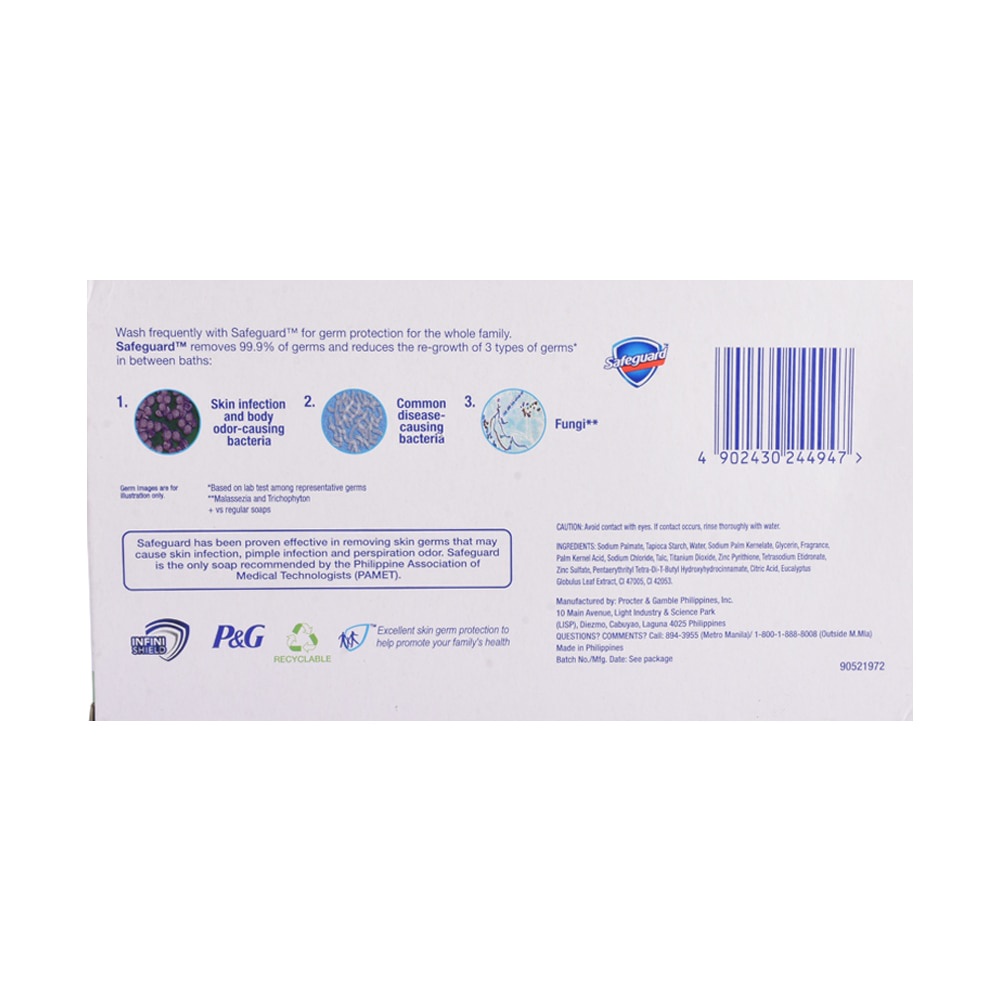 SAFEGUARD Fresh Green Tripid Bar Soap 130g | Shopee Philippines