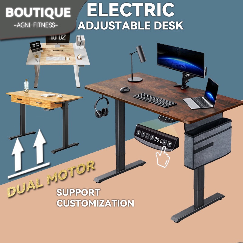 【New product】Electric Adjustable Height Desk Dual Motor Table ...