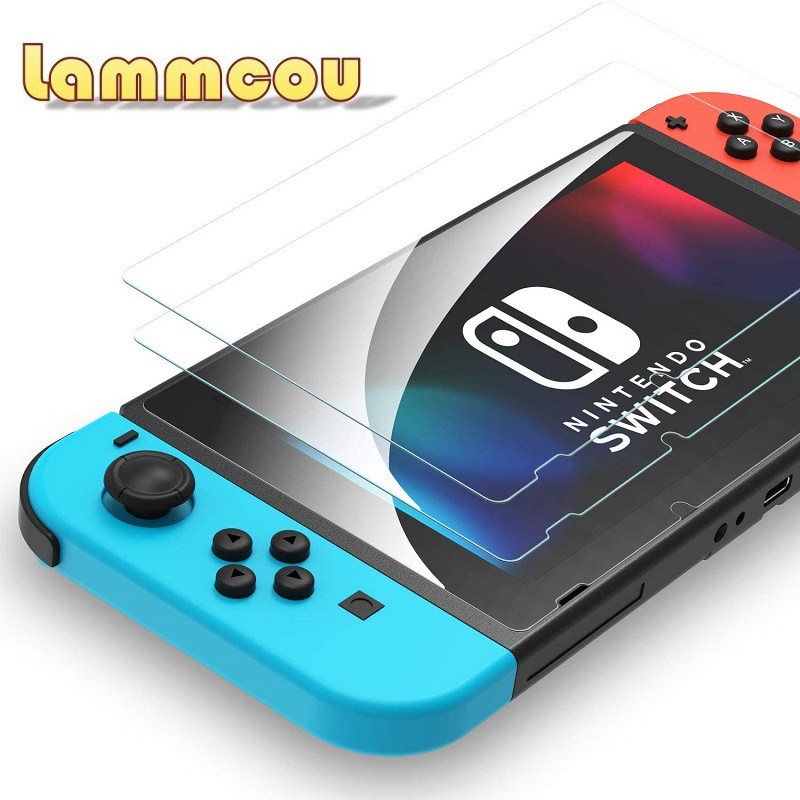 Lammcou Protective Tempered Glass Compatible With Nintendo Switch Lite ...