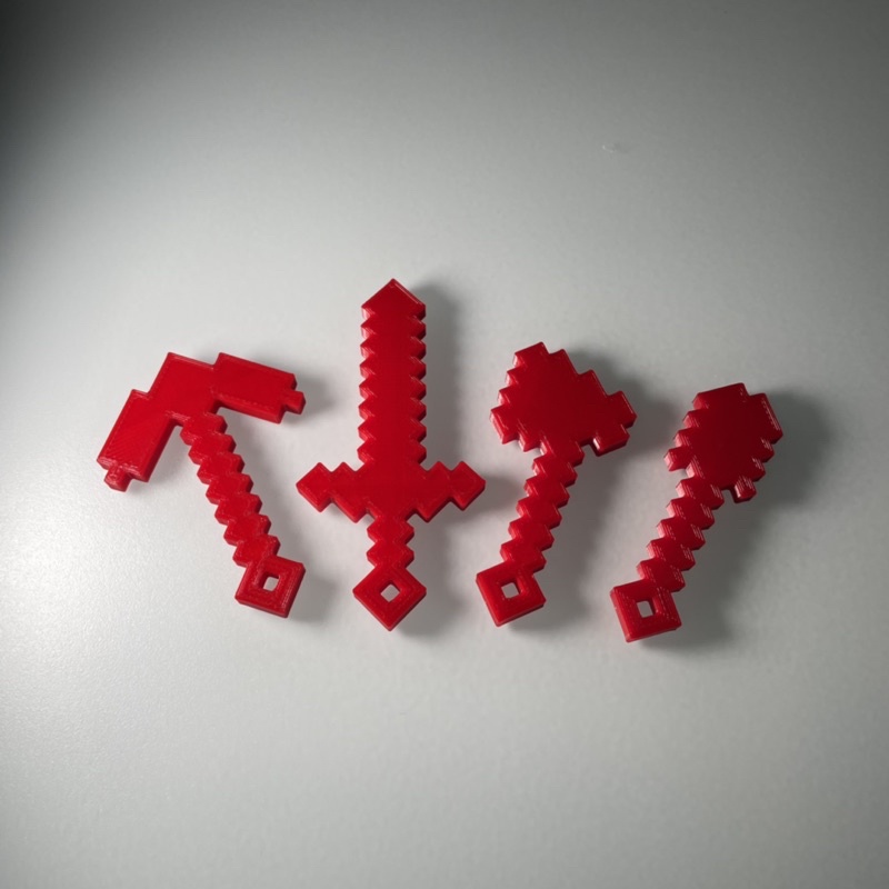 Minecraft Keychain Tools (3D PRINTED) | Shopee Philippines