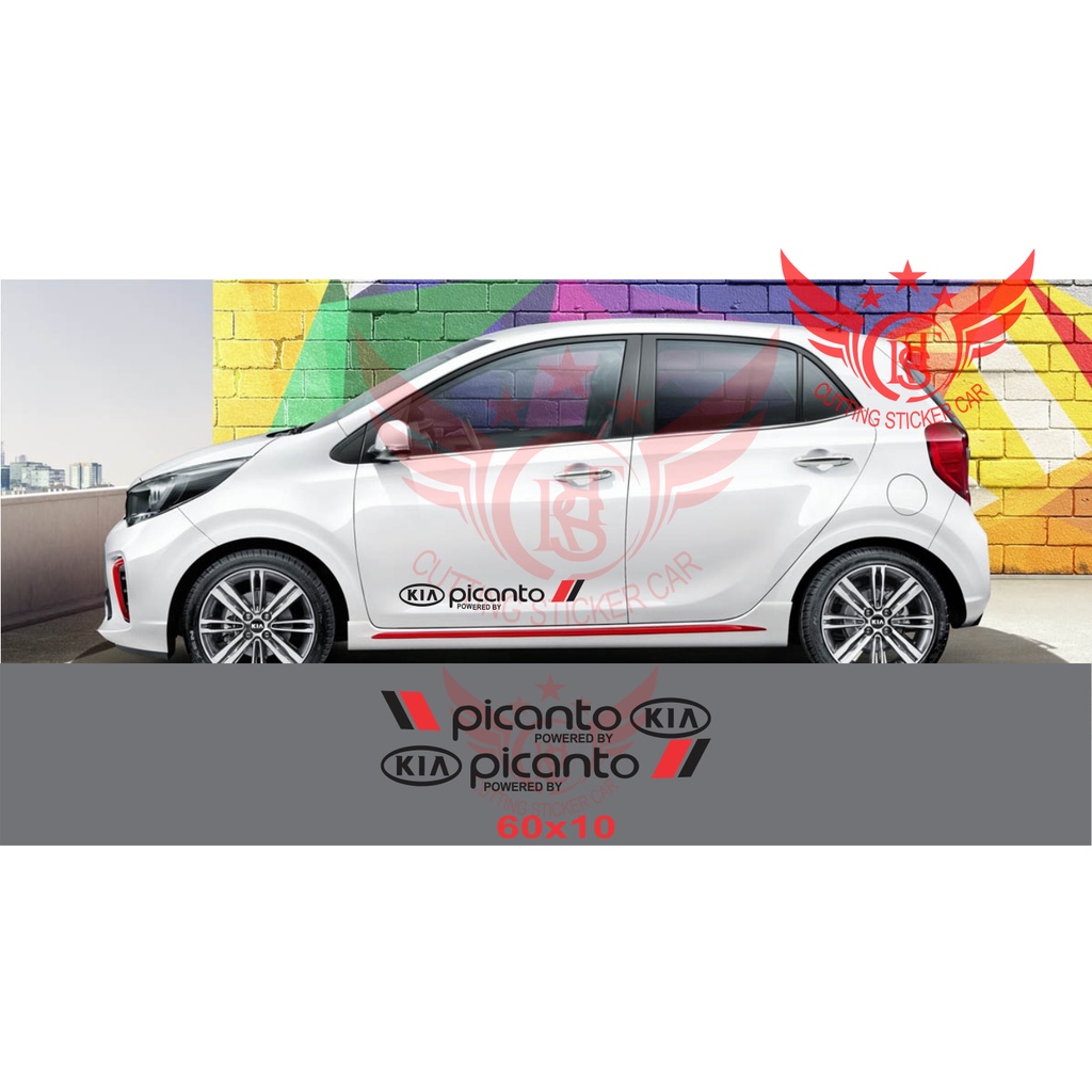 Picanto Car sticker sticker powered by cutting sticker For kia picanto ...