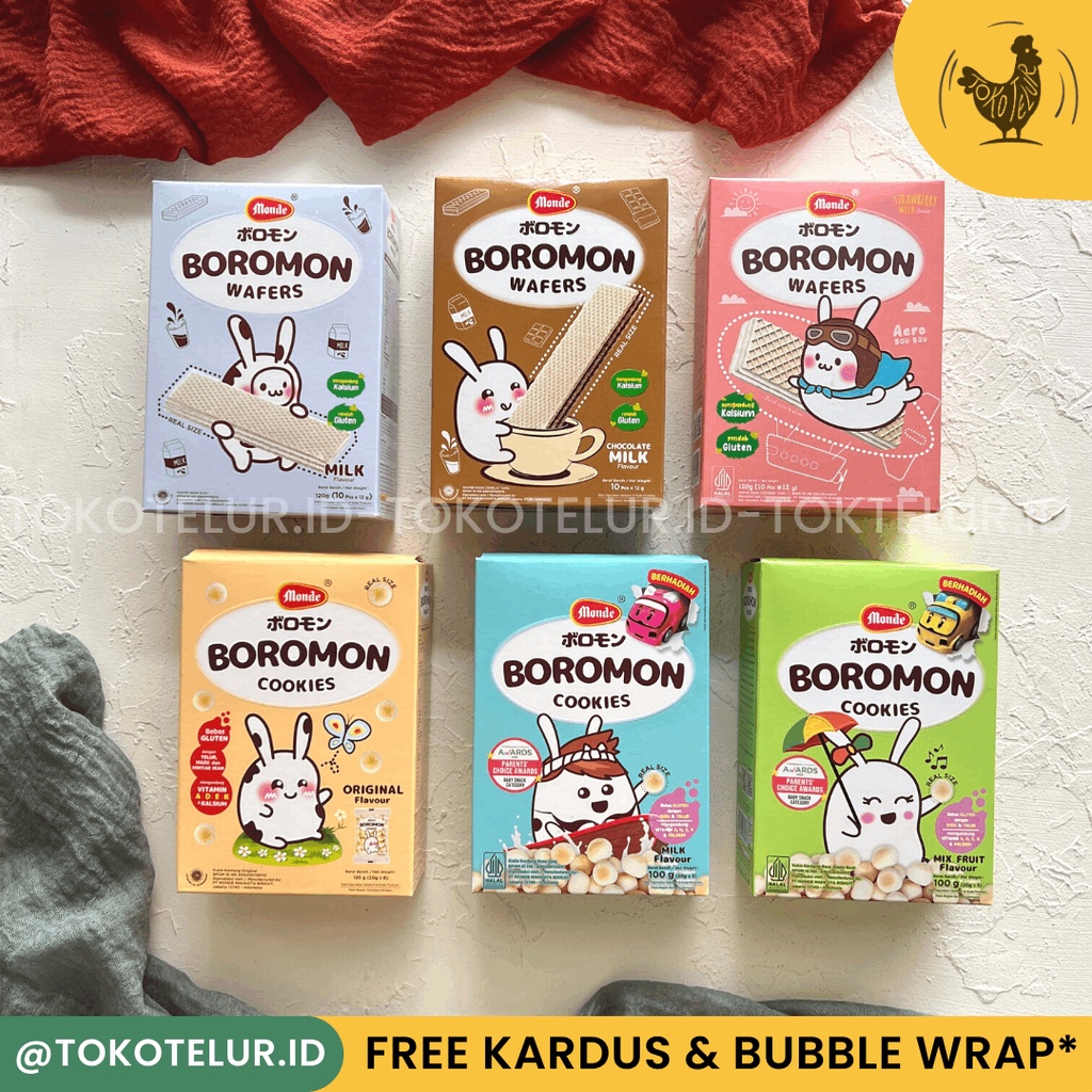 Monde - Boromon Cookies - Wafers | Halal Children's Wafer Biscuit Snack ...