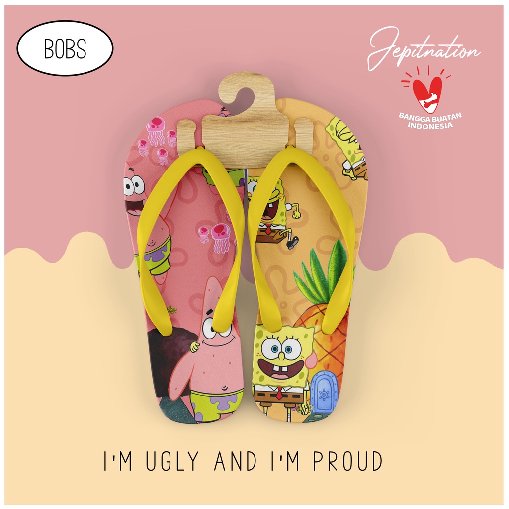 [flip Flops] Spongebob Patrick (BOBS) flip Flops Cowo Men Women Girls ...