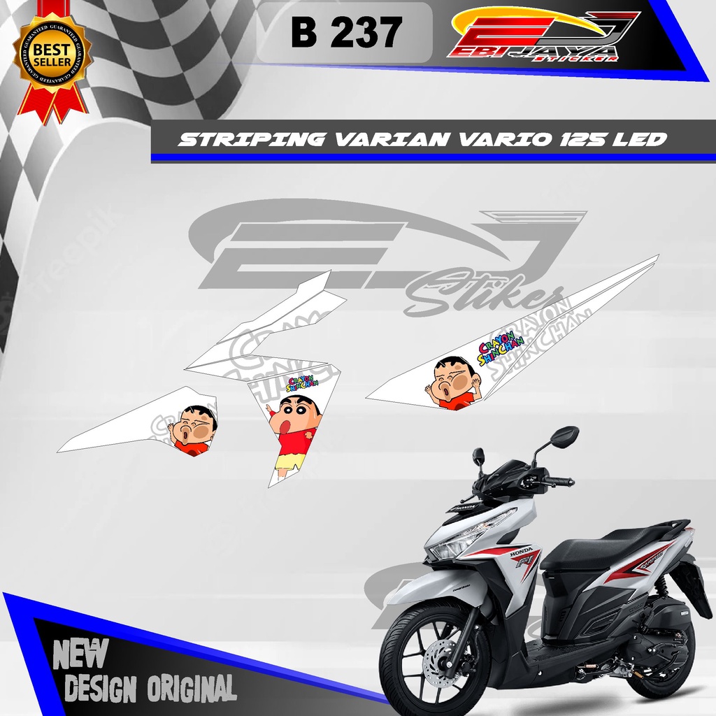 Honda VARIO CUSTOM DECAL STICKER SINCHAN VERSION COLOR VARIANTS / HONDA ...