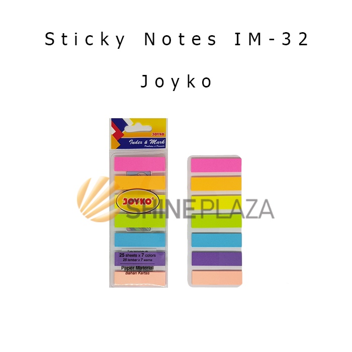 Joyko IM-32 Sticky Notes Memo - Joyko Barrier Marker Index Mark ...