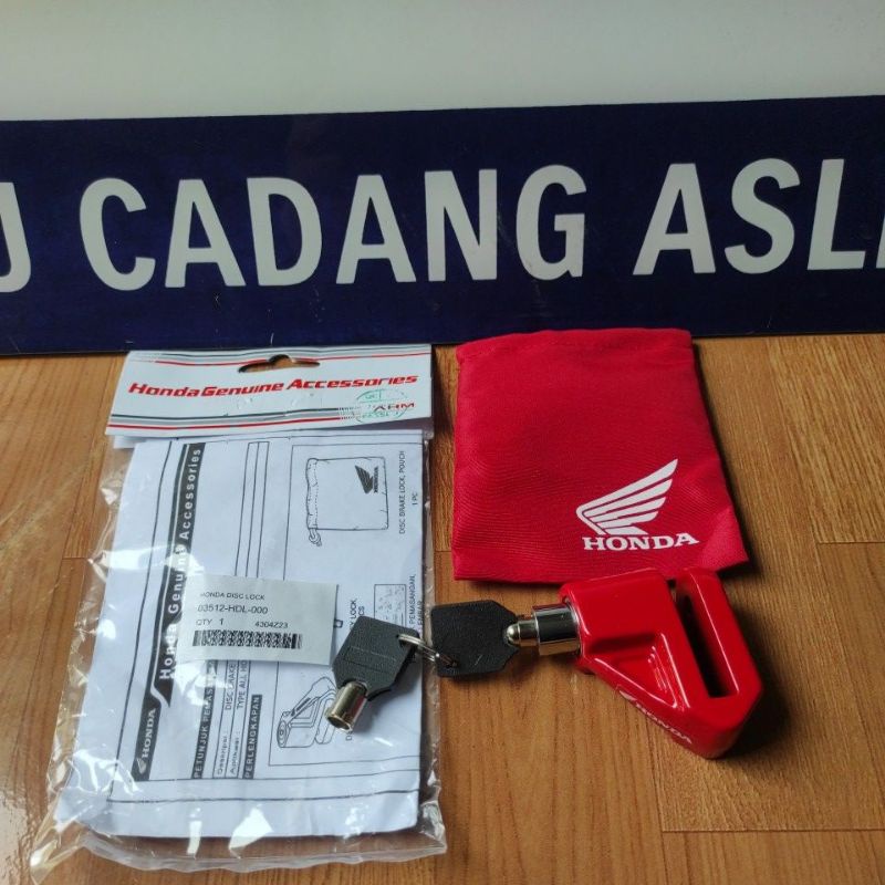 Original honda AHM dislock disc padlock | Shopee Philippines