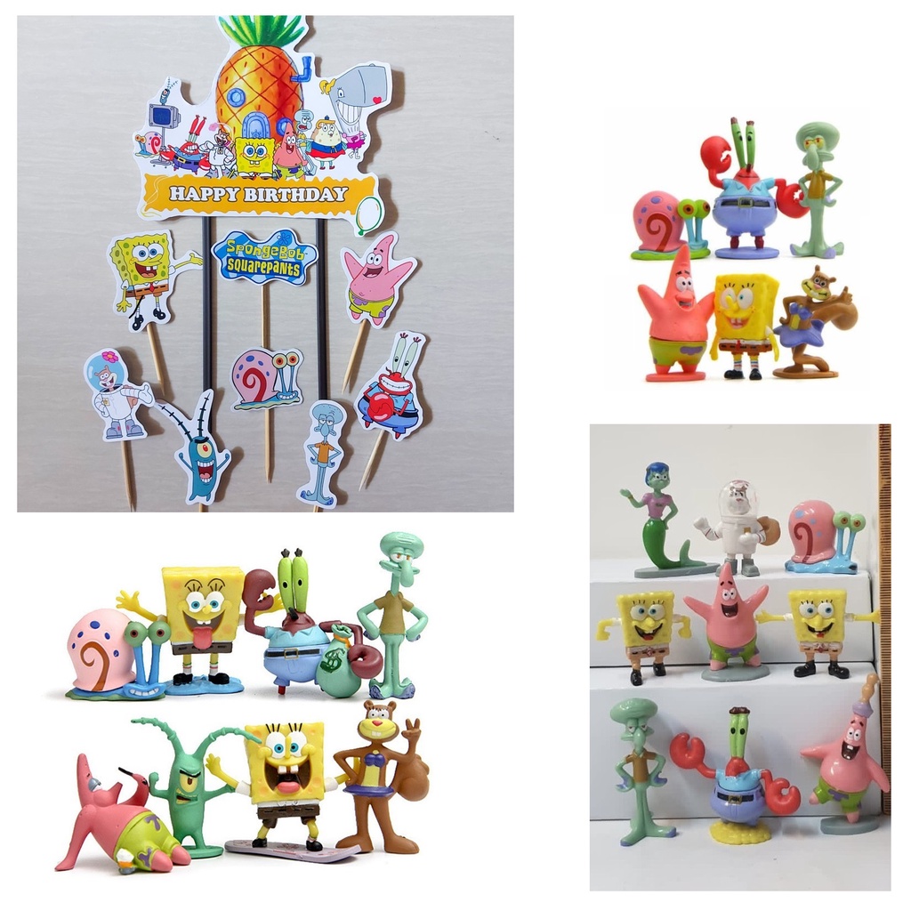 Spongebob Sponge Bob SquarePants Patrick Miniature Display Figure Mini ...