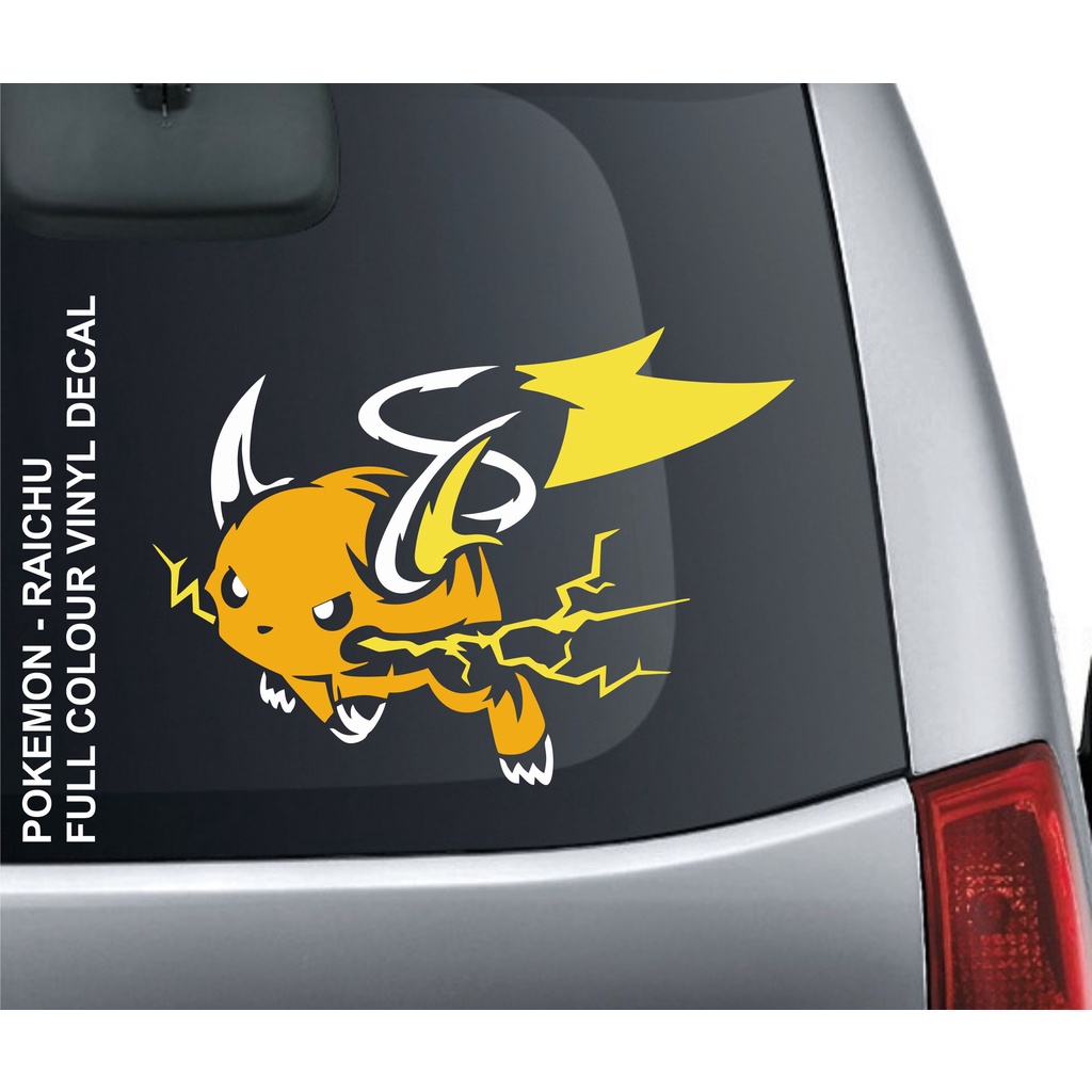 Cute Raichu Pokemon Cutting Sticker | Shopee Philippines