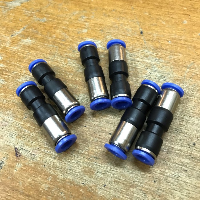 Pneumatic Check Valve Union Hose Fittings 8Mm To 8Mm.(Espu-8-8 ...