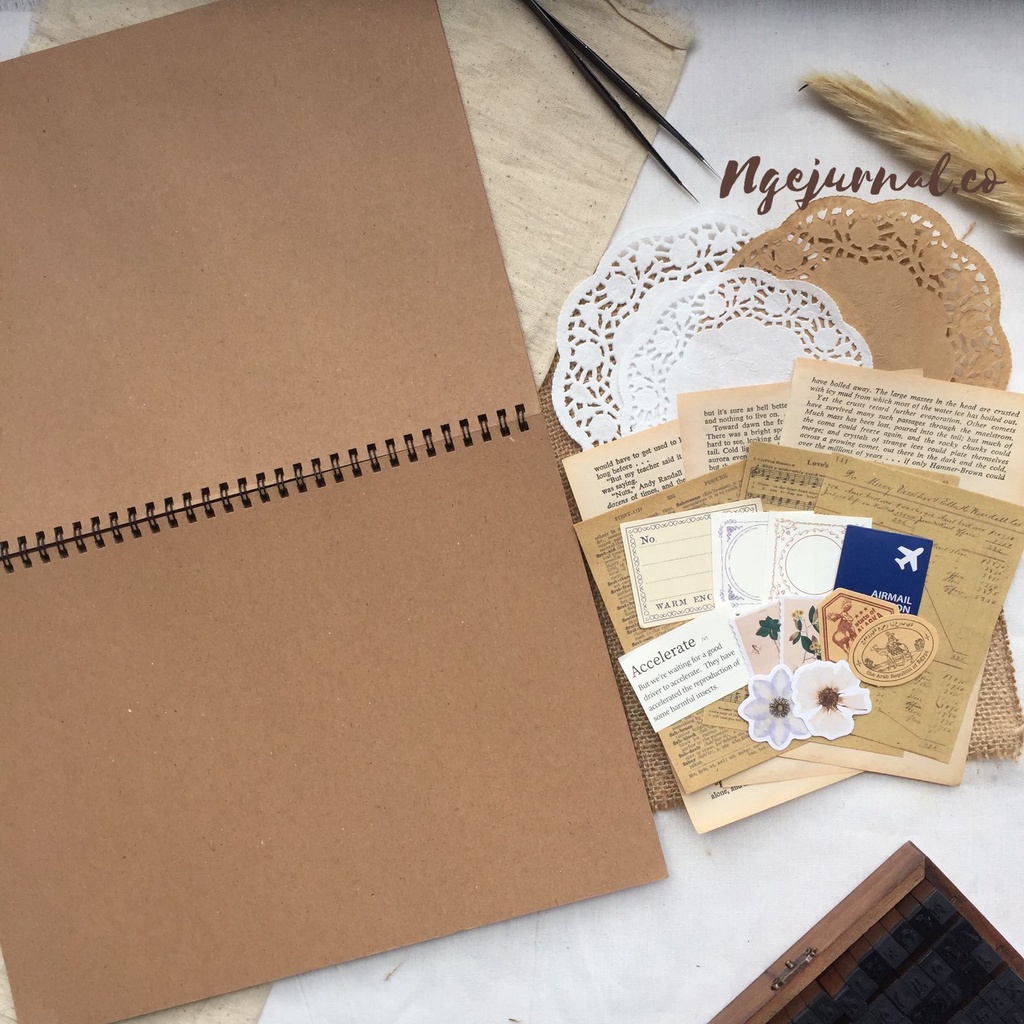 SCRAPBOOK ALBUM A4 AESTHETIC SCRAPBOOK/ VINTAGE ALBUM/ AESTHETIC PHOTO ...